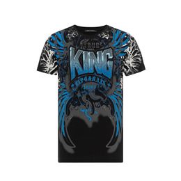 Cipo & Baxx Cipo & Baxx T-Shirt Herren Gr&ouml;&szlig;e XXL blau / schwarz