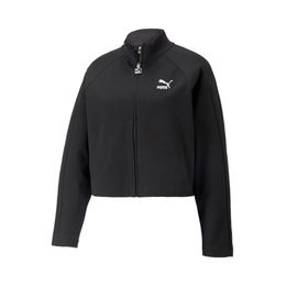 Puma Sportsweatjacke 'T7' Damen Gr&ouml;&szlig;e S schwarz / wei&szlig;