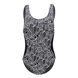 Beco The World Of Aquasports Badeanzug 'Paisley Perfection' Damen Gr&ouml;&szlig;e 7XL schwarz