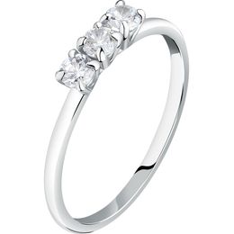 Live Diamond Ring Damen Gr&ouml;&szlig;e 58 silber / wei&szlig;
