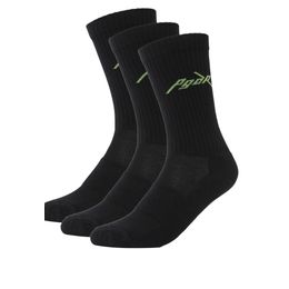 Pegador Socken Damen Gr&ouml;&szlig;e 43/46 gr&uuml;n / schwarz