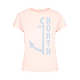 F4NT4STIC Shirt 'North Anker' Damen Gr&ouml;&szlig;e M hellblau / puder
