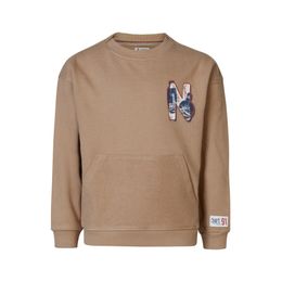 Noppies Sweatshirt 'Halifax' Jungen Gr&ouml;&szlig;e 116 beige / navy / rot / wei&szlig;