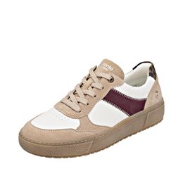 Remonte Sneaker Damen Gr&ouml;&szlig;e 41 beige / bordeaux / wei&szlig;