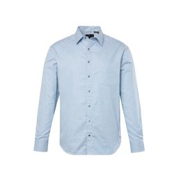 JP1880 Hemd Herren Gr&ouml;&szlig;e L hellblau / wei&szlig;