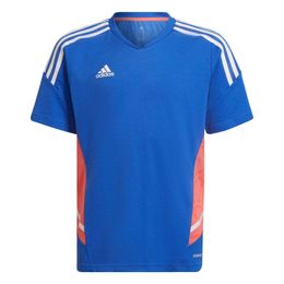 adidas Performance Funktionsshirt 'Condivo 22 Predator' Jungen Gr&ouml;&szlig;e 176 blau / orange / wei&szlig;