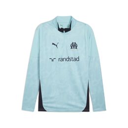 Puma Funktionsshirt 'Olympique de Marseille' Herren Gr&ouml;&szlig;e XXXL hellblau / schwarz
