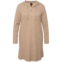 Ulla Popken Kleid Damen Gr&ouml;&szlig;e 9XL/10XL beigemeliert