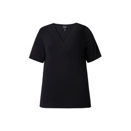 Ulla Popken Shirt Damen Gr&ouml;&szlig;e 5XL/6XL schwarz