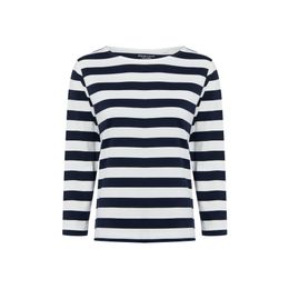 Marie Lund Shirt Damen Gr&ouml;&szlig;e S ecru / marine