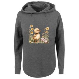 F4NT4STIC Sweatshirt 'Niedliche Enten Ostereier' Damen Gr&ouml;&szlig;e S hellgelb / dunkelgrau / grasgr&uuml;n / wei&szlig;