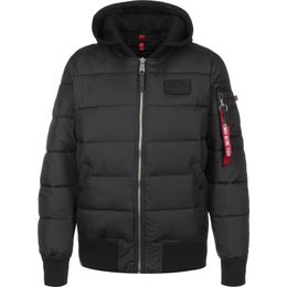 Alpha Industries Jacke Herren Gr&ouml;&szlig;e M schwarz / wei&szlig;