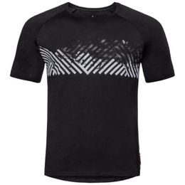 Odlo T-Shirt Herren Gr&ouml;&szlig;e XS schwarz / wei&szlig;