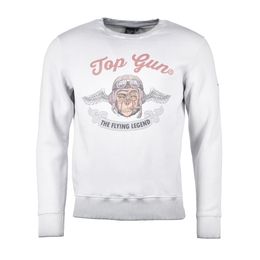 Top Gun Sweatshirt 'Smoking Monkey' Herren Gr&ouml;&szlig;e S grau