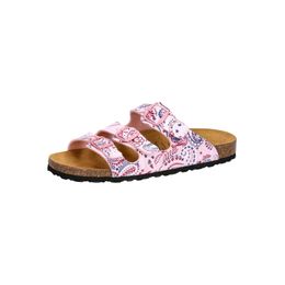 Lico Pantolette 'Bioline Power' Damen Gr&ouml;&szlig;e 36 dunkelblau / rosa / weinrot / wei&szlig;