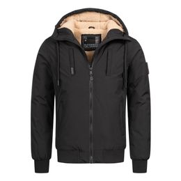Alessandro Salvarini Winterjacke Herren Gr&ouml;&szlig;e M hellbraun / schwarz