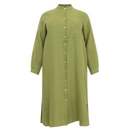 Yoek Bluse 'Linen' Damen Gr&ouml;&szlig;e M/L khaki