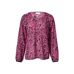 comma, Comma Casual Identity Bluse Damen Gr&ouml;&szlig;e XS grau / pink / schwarz