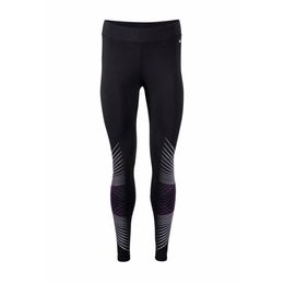 Kangaroos Leggings Damen Gr&ouml;&szlig;e L grau / lila / schwarz