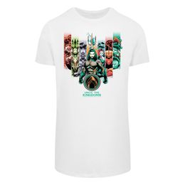 F4NT4STIC T-Shirt 'DC Comics Aquaman Unite The Kingdoms' Herren Gr&ouml;&szlig;e M aqua / gr&uuml;n / pastellrot / wei&szlig;
