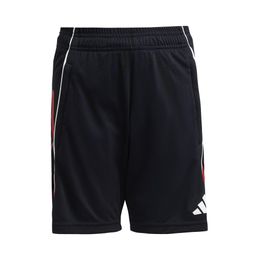 adidas Performance Sportshorts 'Tiro 25' Jungen Gr&ouml;&szlig;e 164 rot / schwarz / wei&szlig;