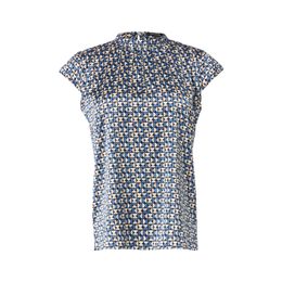 comma, COMMA Bluse Damen Gr&ouml;&szlig;e XXL creme / navy / opal