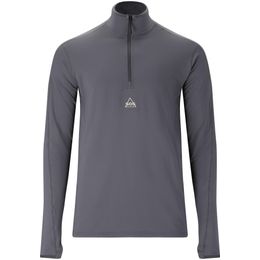 SOS Sportpullover 'Timberline' Herren Gr&ouml;&szlig;e L rauchblau / wei&szlig;