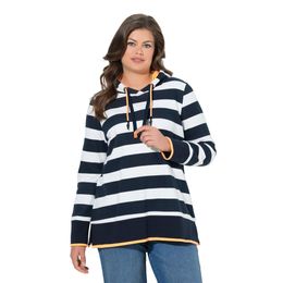 Lauras&oslash;n Sweatshirt Damen Gr&ouml;&szlig;e XL marine / wei&szlig;