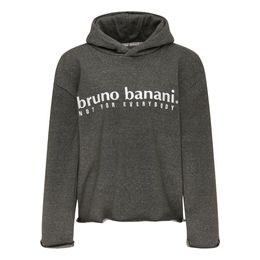 Bruno Banani Sweatshirt 'Ross' Damen Gr&ouml;&szlig;e S anthrazit / wei&szlig;