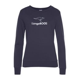 Kangaroos Sweatshirt Damen Gr&ouml;&szlig;e S/M navy / hellgrau