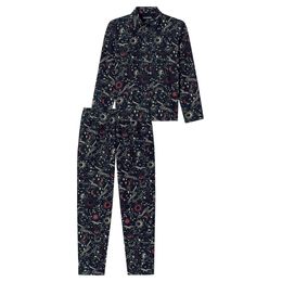 Schiesser Pyjama ' X-Mas Gifting Sets ' Damen Gr&ouml;&szlig;e S/M dunkelblau Winterkleid