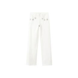 MANGO TEEN Jeans 'Hannah' Damen Gr&ouml;&szlig;e 25/26 white denim