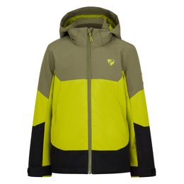 Ziener Sportjacke 'Agimo-Z' Jungen Gr&ouml;&szlig;e 140 limette / hellgr&uuml;n / schwarz