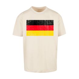 F4NT4STIC Shirt 'Germany Deutschland Flagge distressed' Herren Gr&ouml;&szlig;e L sand / gelb / rot / schwarz
