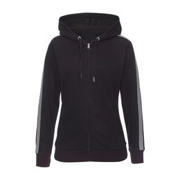 H.I.S. H.I.S Sweatjacke Damen Gr&ouml;&szlig;e L schwarz / wei&szlig;