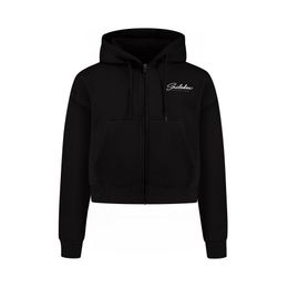 Smilodox Sweatjacke 'Enara' Damen Gr&ouml;&szlig;e XS schwarz / wei&szlig;