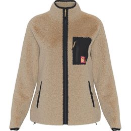 Chiemsee Fleecejacke Damen Gr&ouml;&szlig;e M sand / schwarz