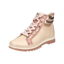 Pikolinos Schn&uuml;rstiefelette Damen Gr&ouml;&szlig;e 37 beige / pastellpink Winterschuhe