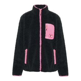 Chiemsee Fleecejacke Damen Gr&ouml;&szlig;e L pink / schwarz