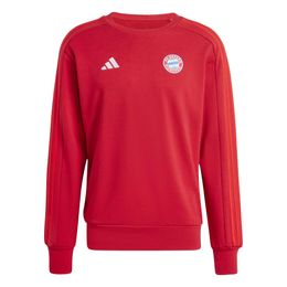 adidas Performance Sweatshirt 'DNA' Herren Gr&ouml;&szlig;e XXXL saphir / knallrot / wei&szlig;