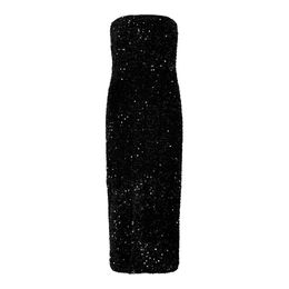 Apricot Sequin Bandeau Velvet Bodycon Midi Dress ' ' Damen Gr&ouml;&szlig;e 44 schwarz Winterkleid