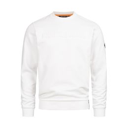 INDICODE Jeans Sweatshirt ' Avant ' Herren Gr&ouml;&szlig;e XXL schwarz / wei&szlig;
