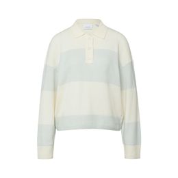 comma, COMMA Pullover Damen Gr&ouml;&szlig;e L creme / pastellblau