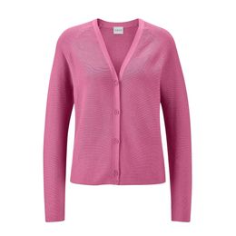 Madeleine Mode Madeleine Strickjacke Damen Gr&ouml;&szlig;e L himbeer