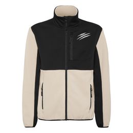 Plein Sport Funktionsfleecejacke Herren Gr&ouml;&szlig;e 5XL beige / schwarz / wei&szlig;