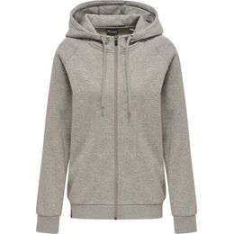 Hummel Sweatjacke Damen Gr&ouml;&szlig;e XL graumeliert