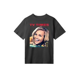 F4NT4STIC T-Shirt 'TV Times' Damen Gr&ouml;&szlig;e L mischfarben / schwarz