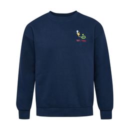 Hummel Sweatshirt Herren Gr&ouml;&szlig;e L navy / hellgelb / hellgr&uuml;n / blutrot