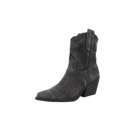 Ital-Design Stiefelette Damen Gr&ouml;&szlig;e 38 black denim Winterschuhe