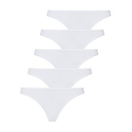 Bee Dees Beedees String 'H&uuml;ftstring Stepy Soft String (5-er Pack)' Damen Gr&ouml;&szlig;e M white denim Winterschuhe